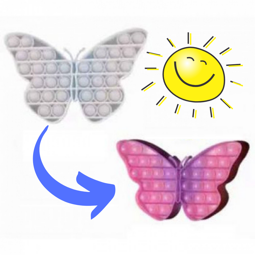 Colour Change Push & Pop - Butterfly — Sensory Ready Store