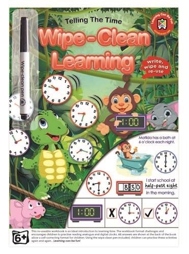 Wipe Clean Learning - Learning Telling the Time — Sensory Ready Store