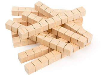 Base Ten Rods - 10cm x 1cm x 1cm — Sensory Ready Store