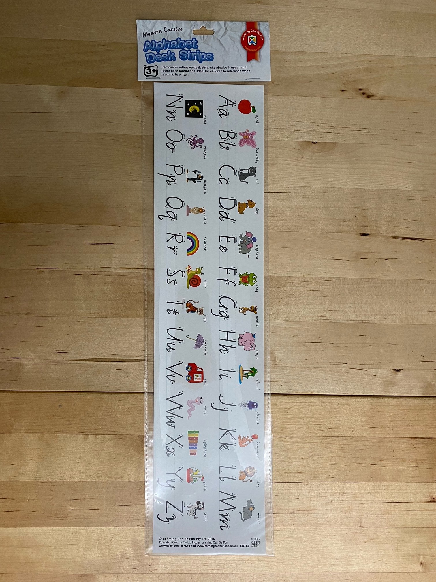 Adhesive Alphabet Desk Strips — Sensory Ready Store